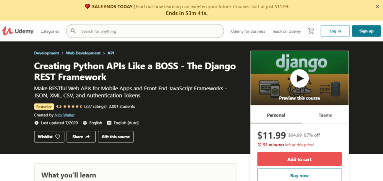15 Best Free Django Courses Online with Certificates 2025
